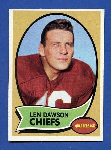 1970 TOPPS # 1 LEN DAWSON HOF KANSAS CITY CHIEFS EX+ | eBay