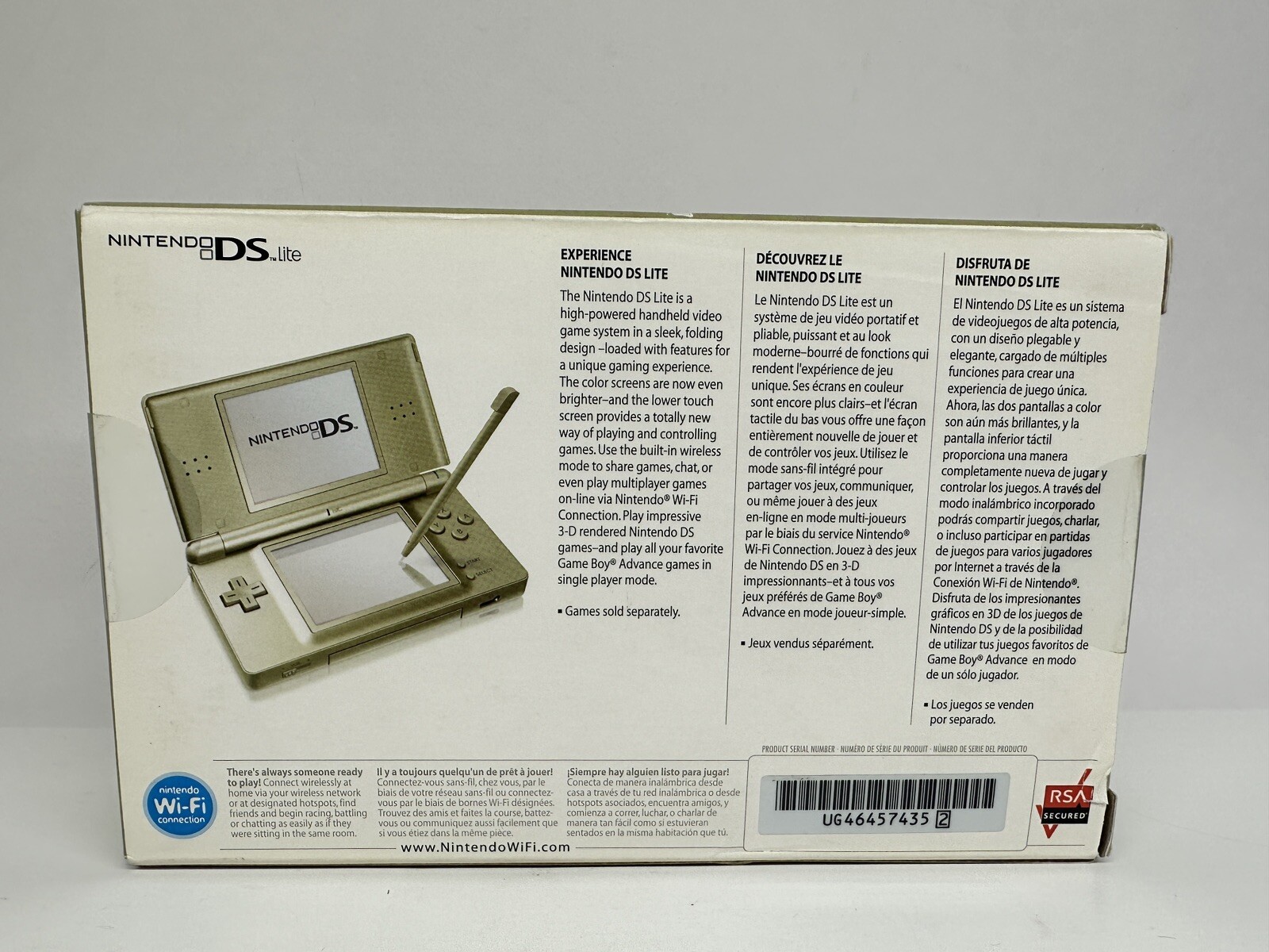 Nintendo DS Lite Legend of Zelda: Phantom Hourglass Gold Handheld ...