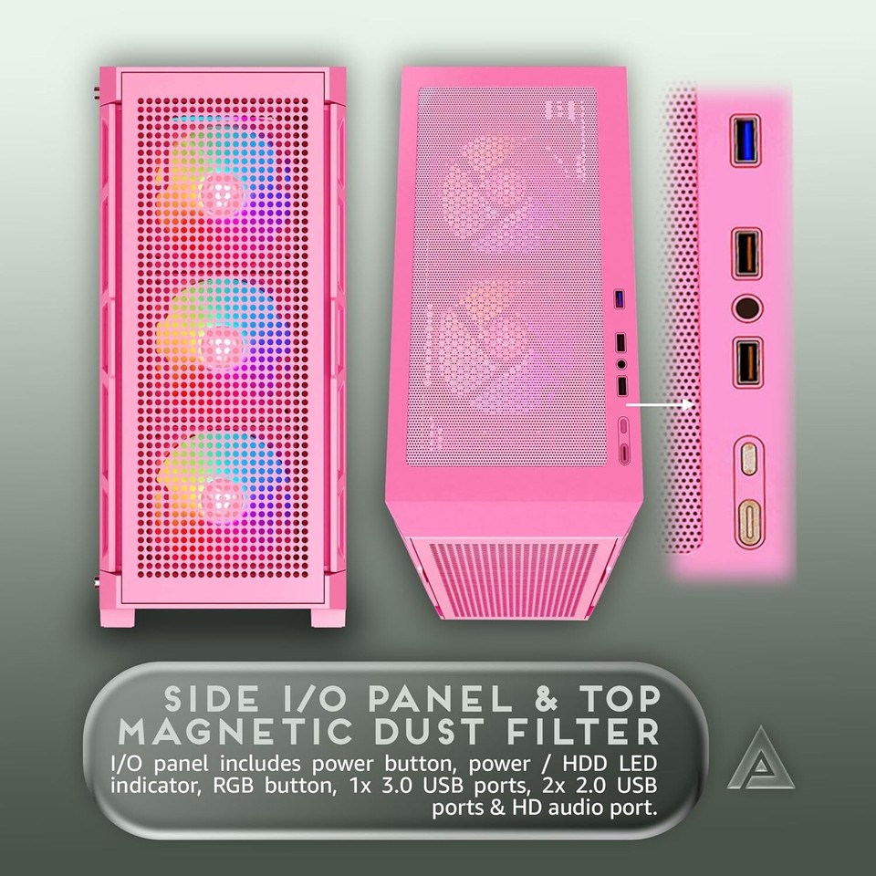 Gaming PC Nvidia RTX 4060 AMD Ryzen 1TB SSD + 4TB HD 64GB RAM Windows ...