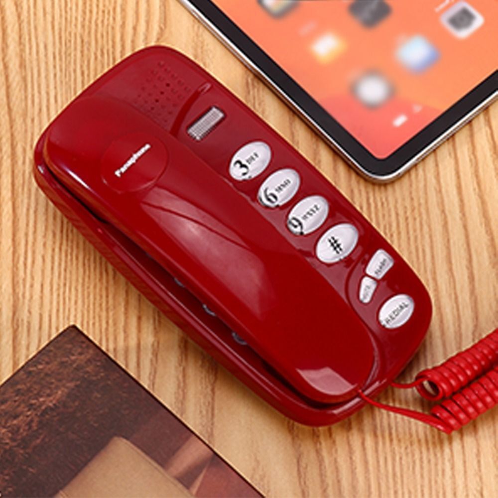 Large Button Corded Phone Landline Compact Telephone Hotel Office House ...
