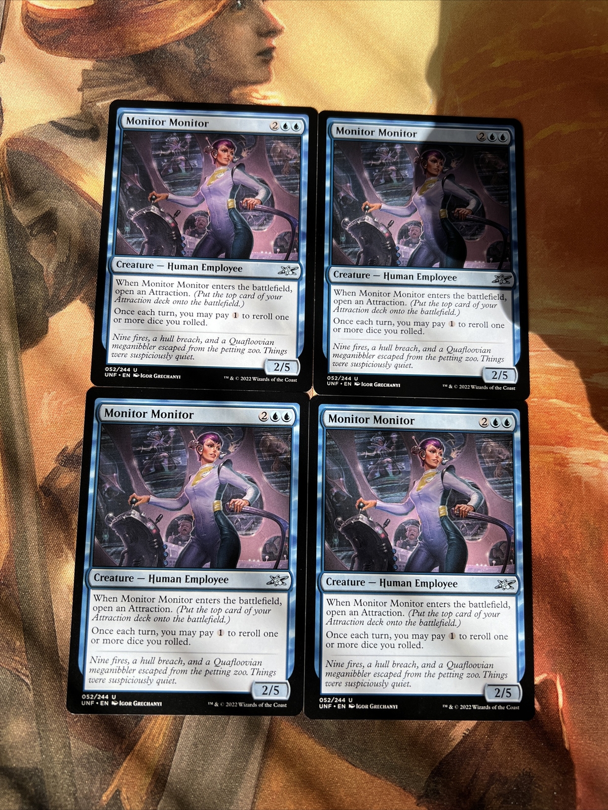 4x Monitor Monitor MTG Unfinity NM Magic Regular | eBay