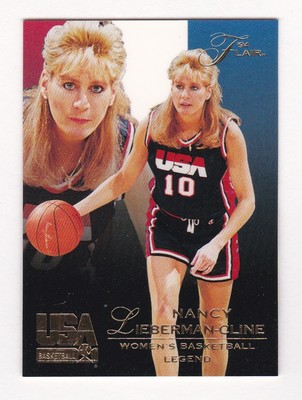 NANCY LIEBERMAN-CLINE Team USA Card | 1994 Flair USA #115 | Womens ...