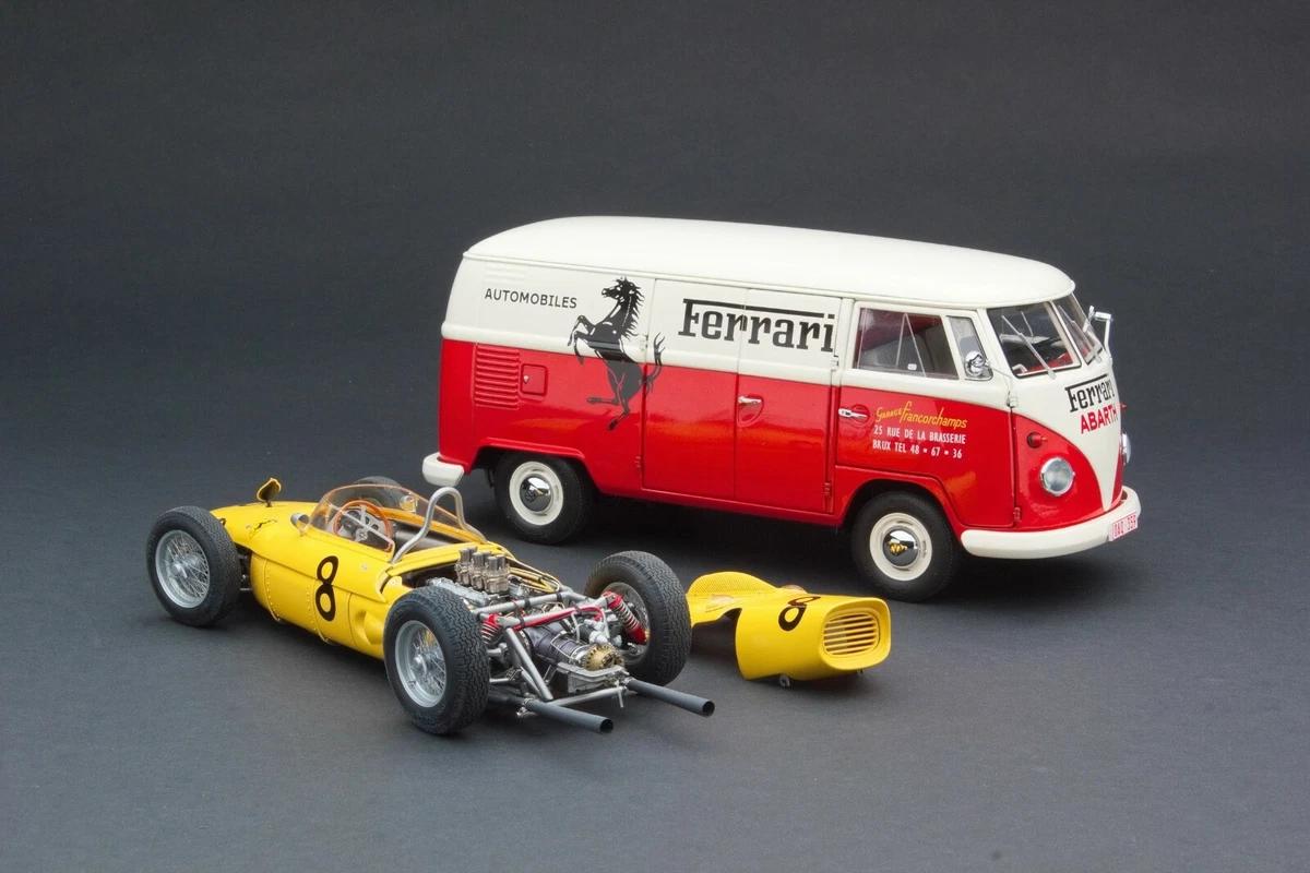 Schuco シュコー VW T1 ピックアップ ロング Rennstall Bunker 1:18 新品 - ミニカー
