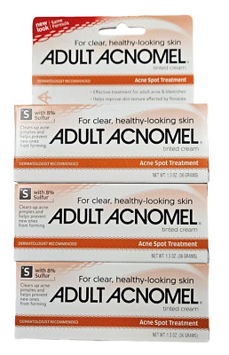 Acnomel Adult Acne Cream 1.3oz ( 3 pack ) -- 38485911610| eBay