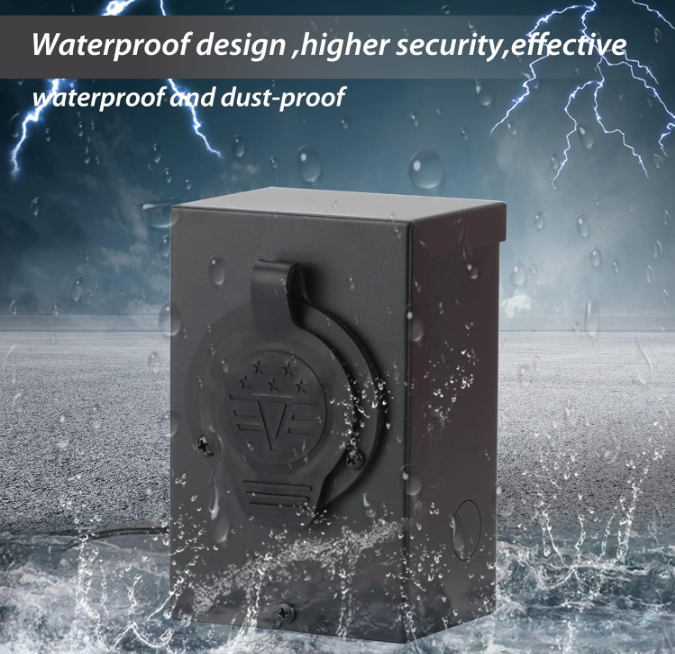 Generator Transfer Switch Power Inlet Box 30Amp Generator Inlet Box ...