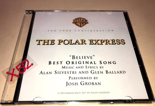 Polar Express CD single Josh Groban Alan Silvestri Glen Ballard fyc ...