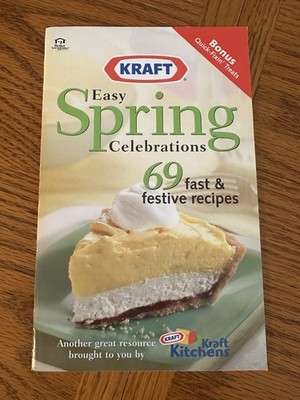 Vintage 2002 Kraft Easy Spring Celebrations Cookbook Recipes Cook Book ...