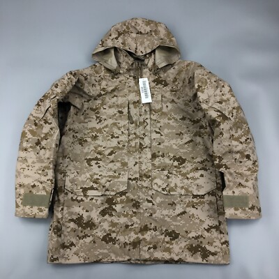 NEW US NAVY NWU Type II AOR1 desert Goretex parka size XLR X Large ...
