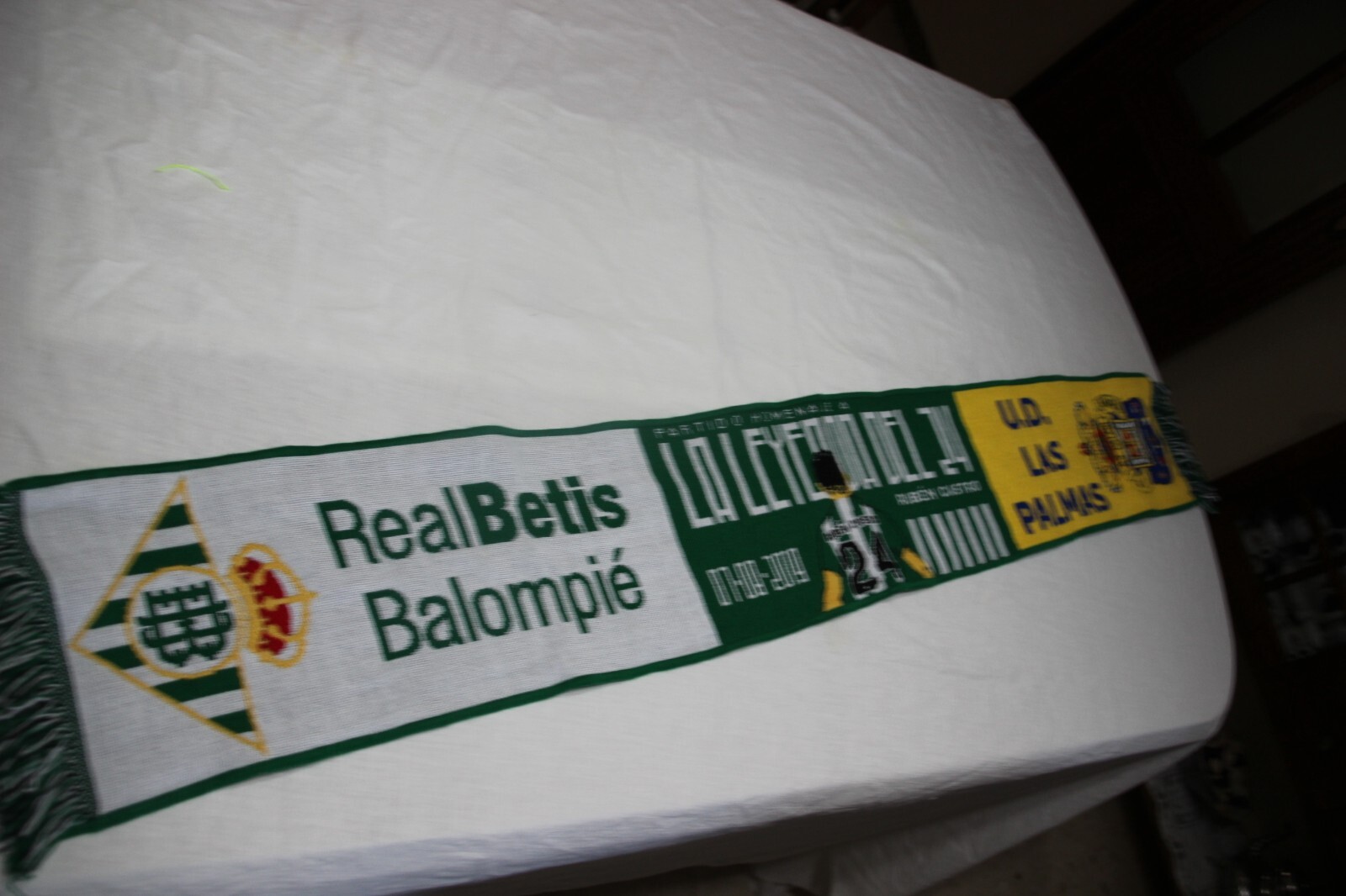 Scarf Tribute To Ruben Castro Between Real Betis Balompie And Ud Las ...