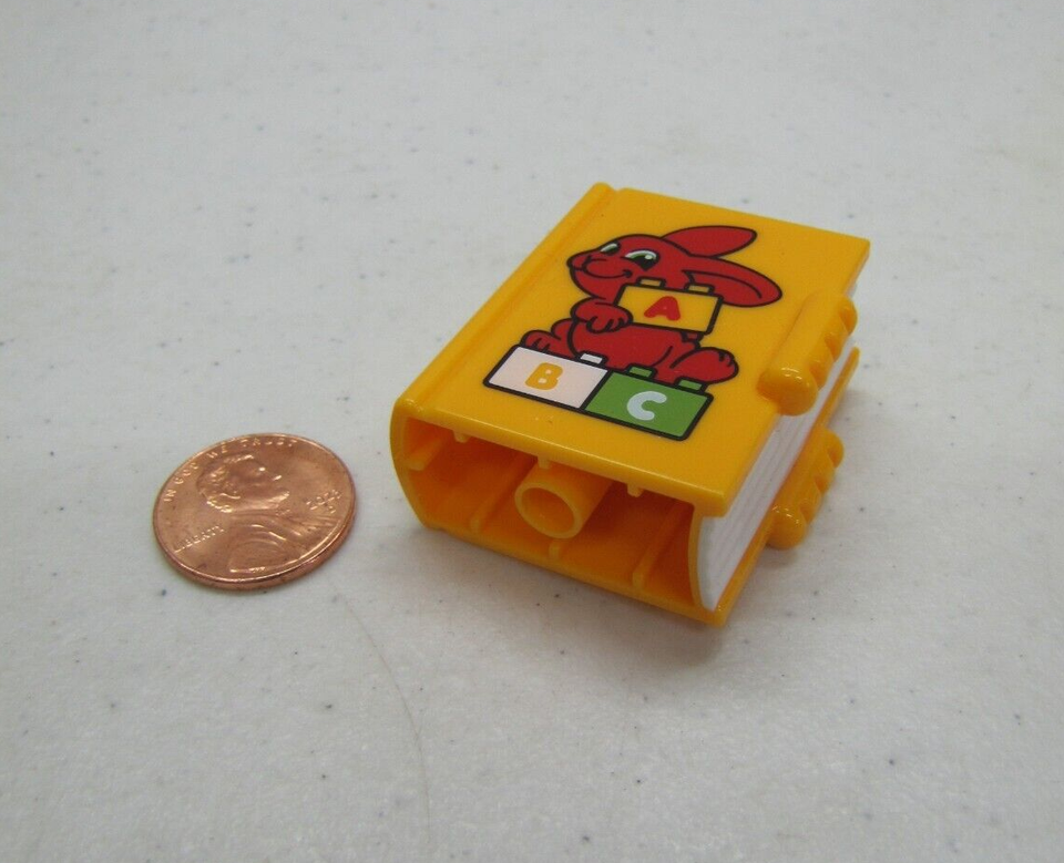 Rare Lego Duplo ABC ALPHABET STORY BOOK ICONIC RED BUNNY RABBIT on ...