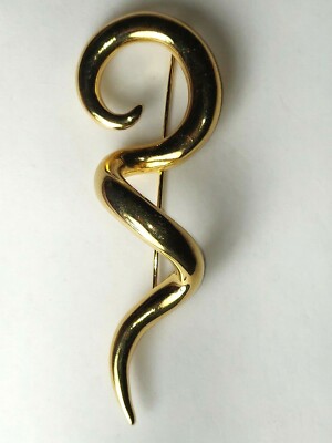 Vintage BJ Beatrix Serpent Pin Brooch | eBay
