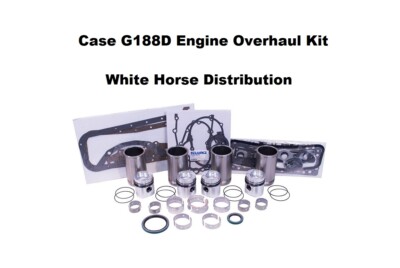 Engine Overhaul Kit STD fits Case 1835B Skid Loader with G188D Engine ...