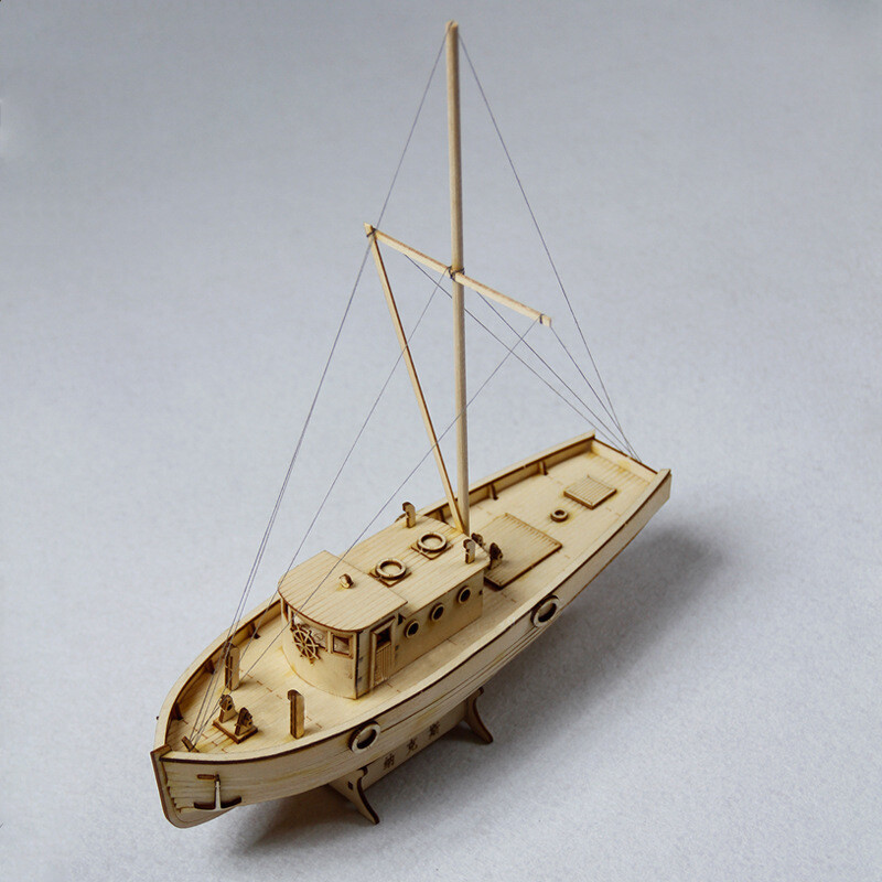Ship Assembly Model Diy Kits Wooden Sailing Boat 1:50 Gift Model #$6 ...