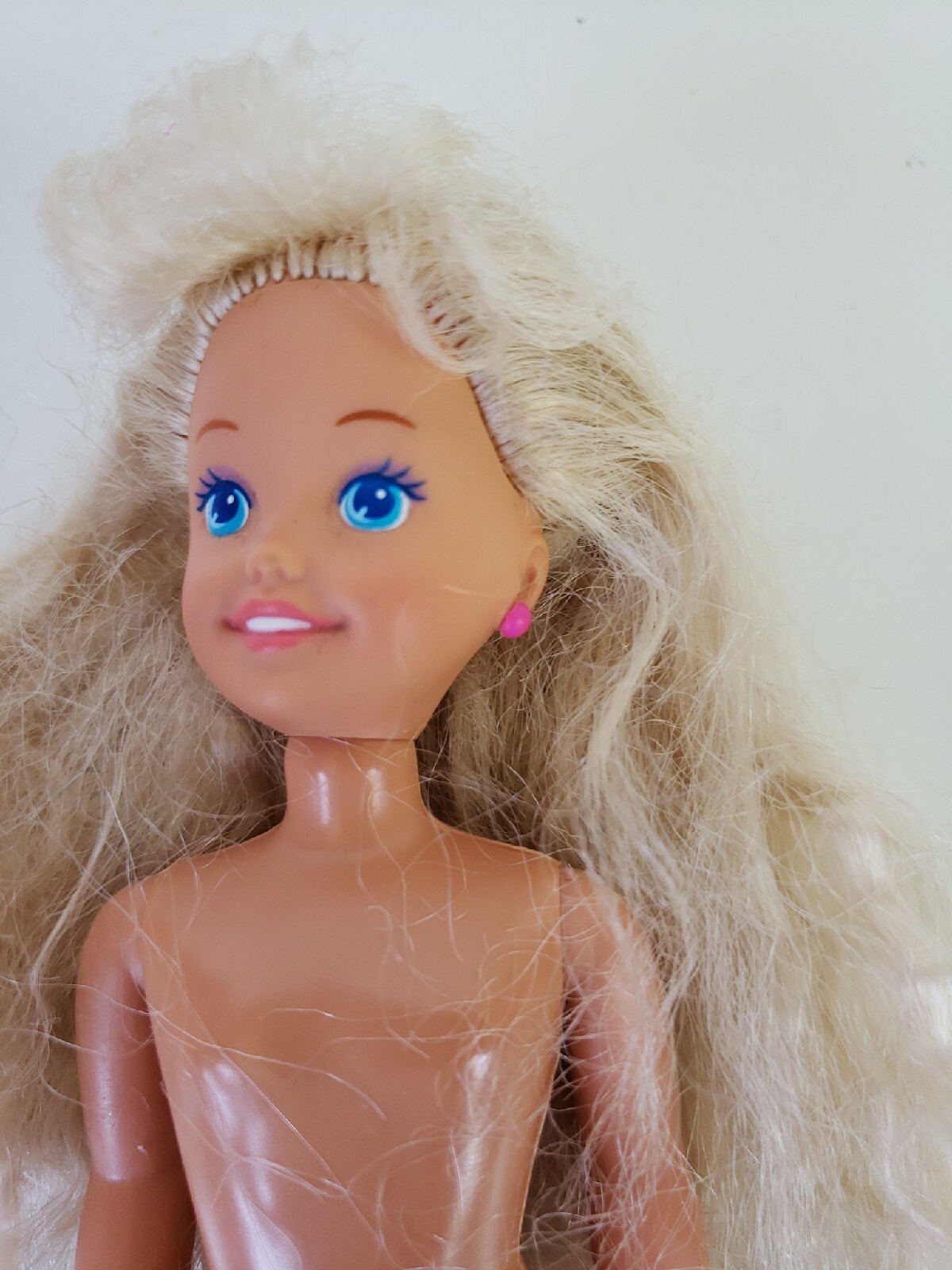 Vintage 1990s Lot of 2 Little Sister Barbie Stacie Blonde Doll Crimped ...