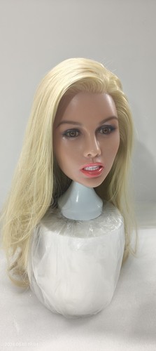 Realistic Silicone Sex Dol l Head Implanted Hair Masturbator Adult Toys ...