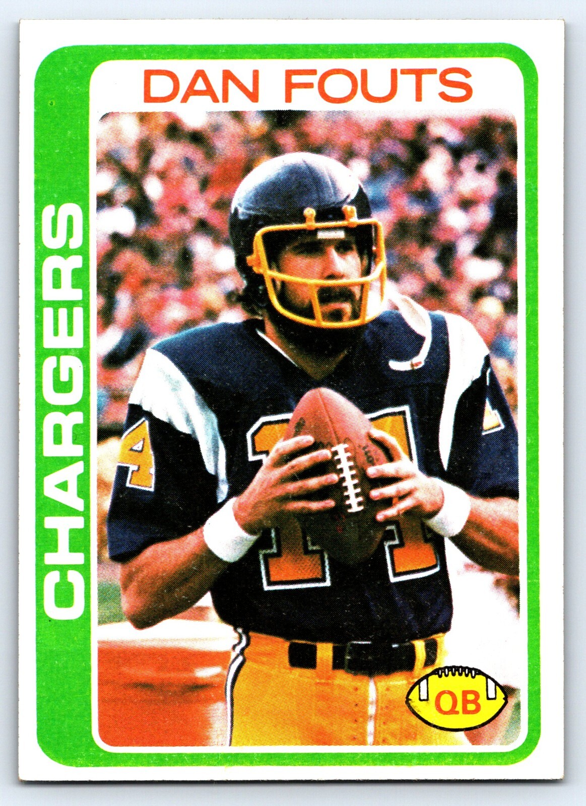 1978 Topps Dan Fouts #499 Hall of Fame | eBay