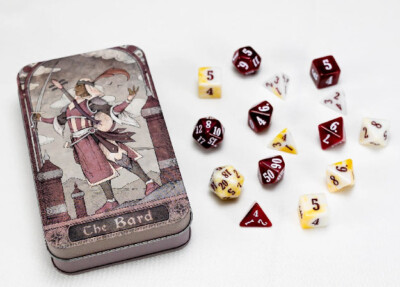 Bard Character Class Dice Set Tin (15 dice) DnD RPG | eBay