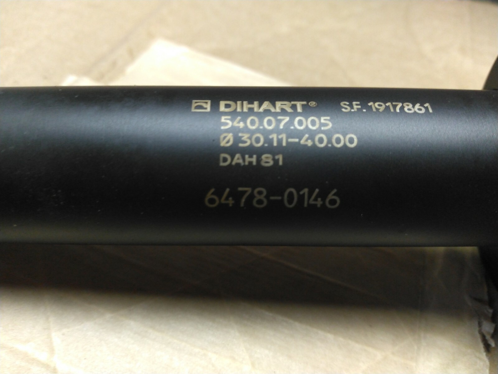 Komet Dihart Tool Holder. 540.07.005, 30.11-40.00 long, DAH81, 6478 ...