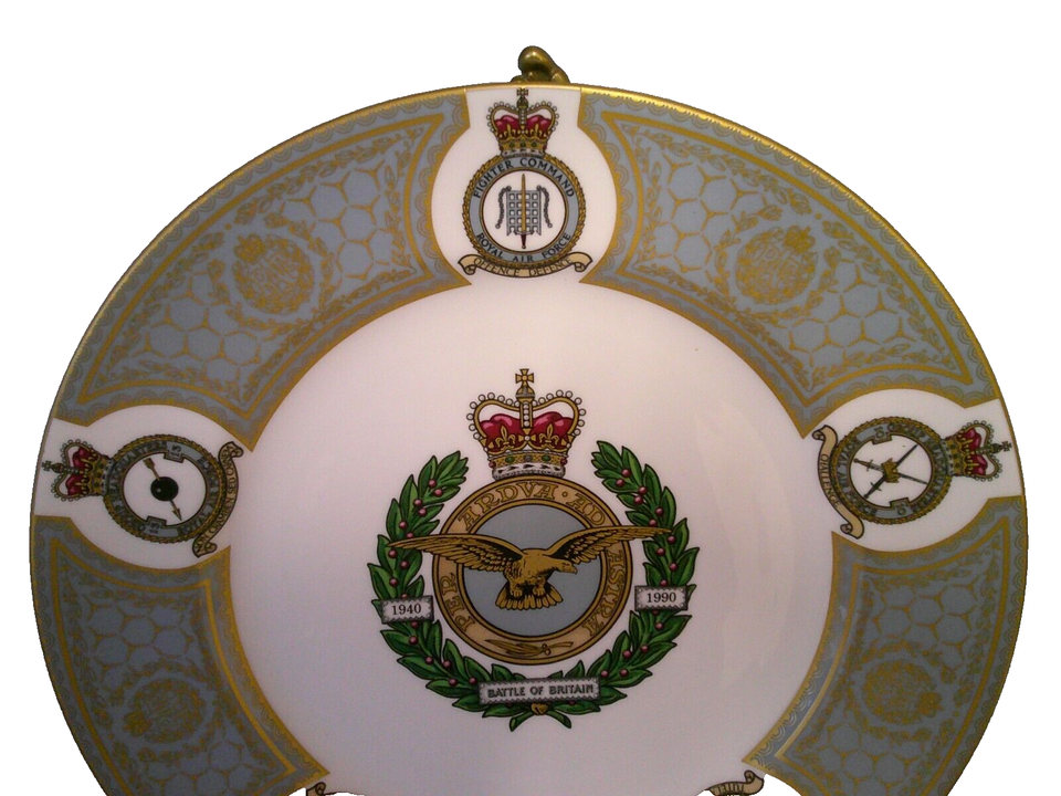 1990 Spode China Plate RAF Battle Of Britain Royal Air Force WW2 ...