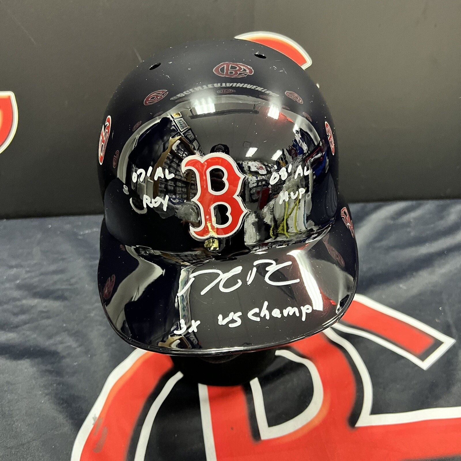 Dustin Pedroia Autographed Memorabilia | Signed Photo, Jersey ...