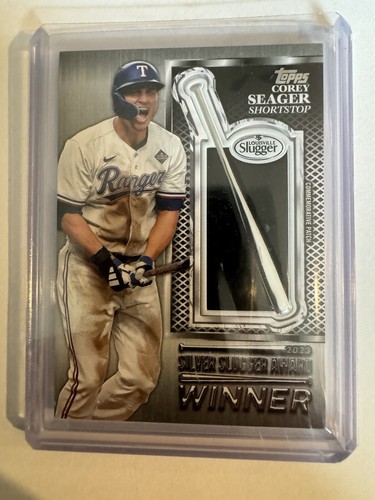 Corey Seager 2024 TOPPS SERIES 2 SILVER SLUGGER AWARD WINNER PATCH #SS ...