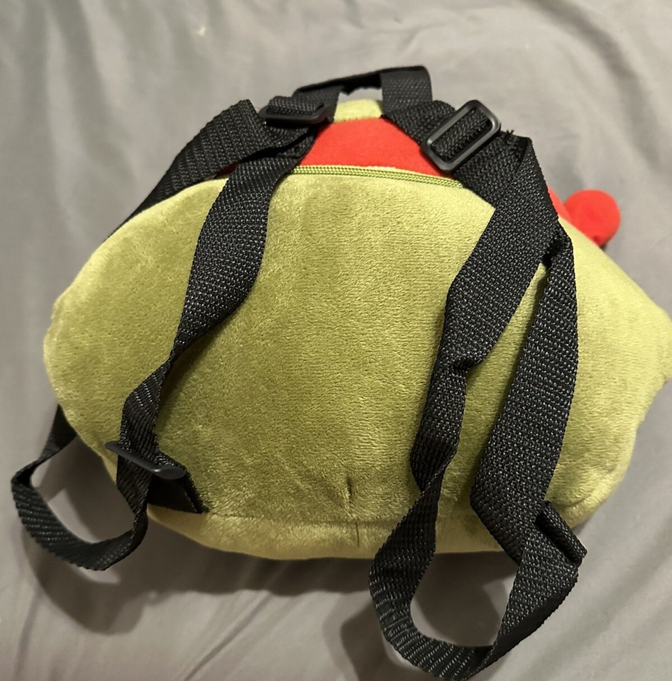 TMNT Teenage Mutant Ninja Turtles Rafael Plush Head Backpack Pillow ...