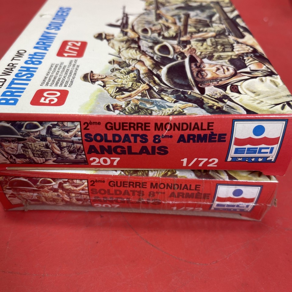 ESCI MODELS 207. BRITISH 8TH ARMY SOLDIERS.1:72 SCALE.LOT 2 | eBay