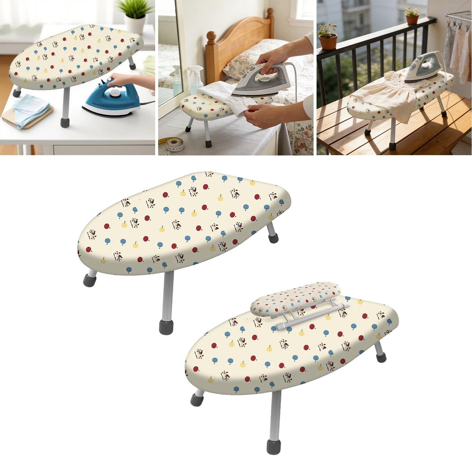 Small Tabletop Ironing Board,Mom Gift Space Saving Foldable Iron Board ...
