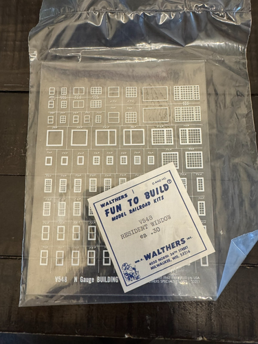 Walthers N Scale Residential Windows | eBay