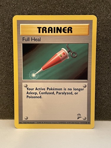 Full Heal 111/130 Base Set 2 Pokemon Card | eBay