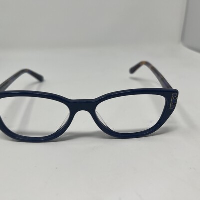 TORY BURCH TY 2093U 1710 52/16 140 blue Tort womens eyeglass frames C5 ...