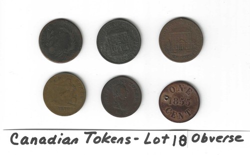 World Coin Lot: 6 Canadian Tokens - Lot 18 | eBay