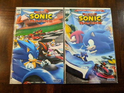 IDW Sonic The Hedgehog Comic Team Sonic Racing / Deluxe Edition Both ...