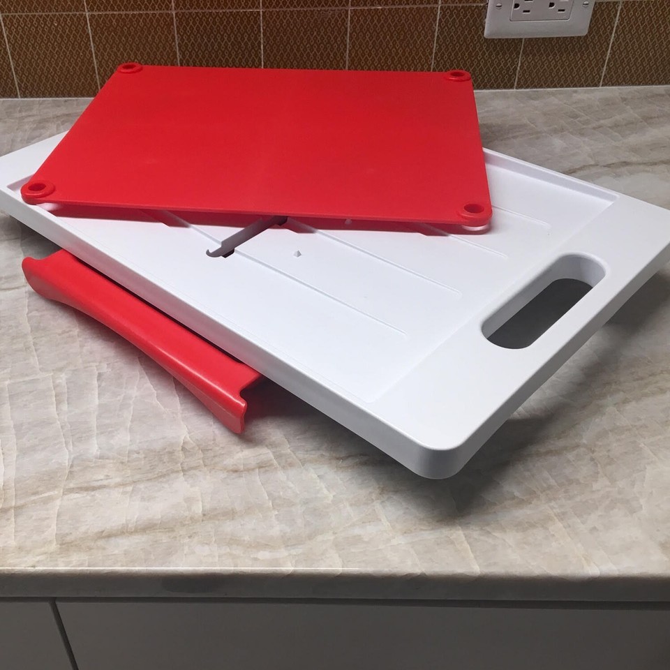 Karving King XL Cutting Board w Drip Tray, Spikes and removable ...