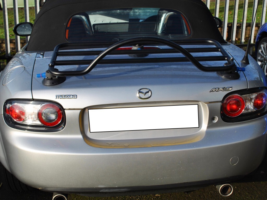 Mazda MX5 / Miata NA NB NC Trunk - Luggage Rack ; No Clamps No Damage ...