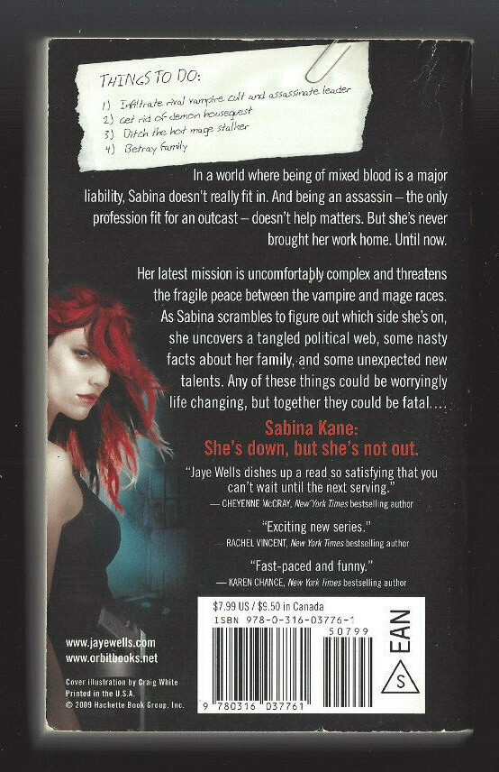 RED HEADED STEP CHILD by Jaye Wells | eBay