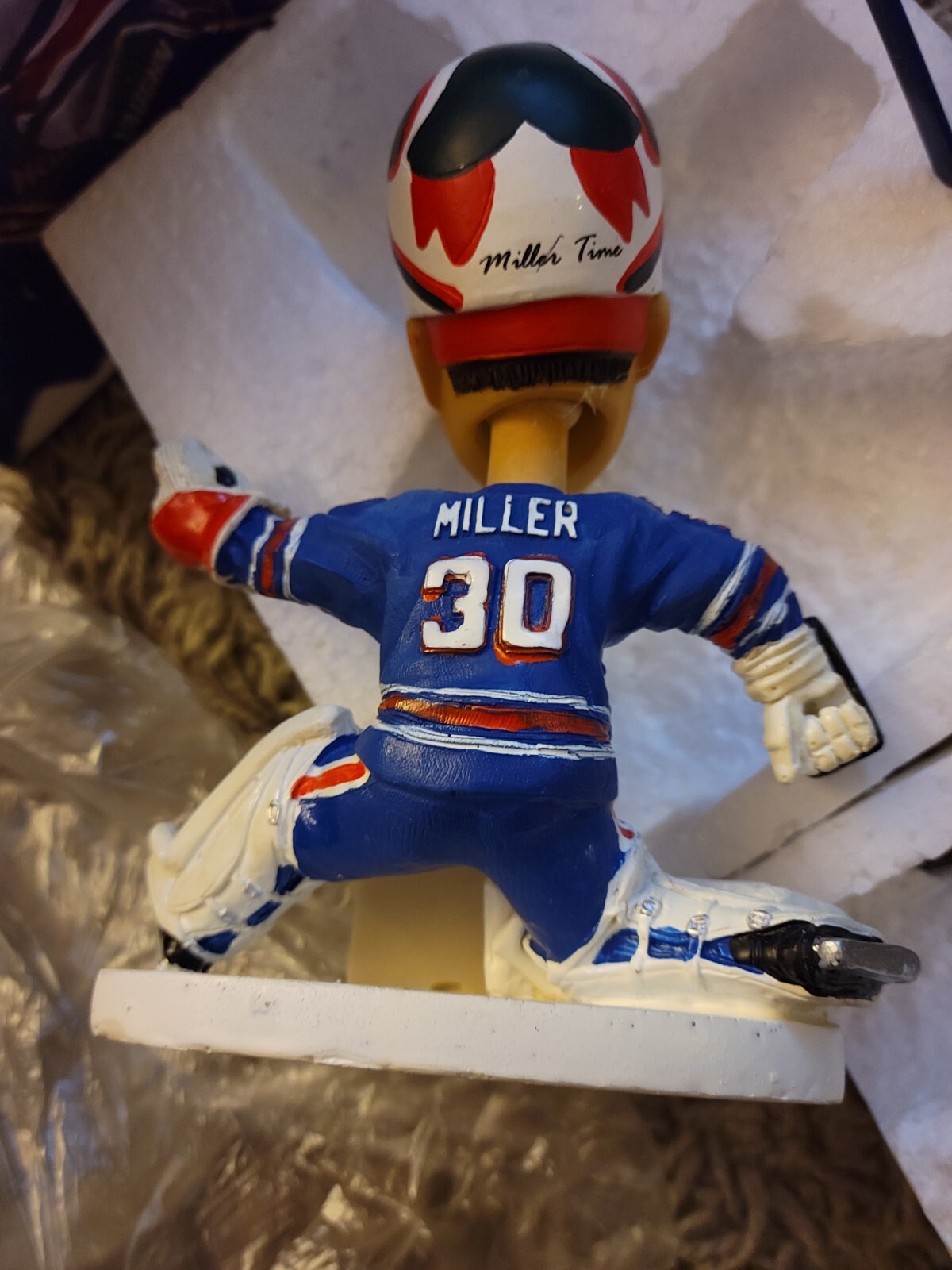 RYAN MILLER Buffalo Sabres NHL Rochester Amerks AHL Goalie Bobblehead ...