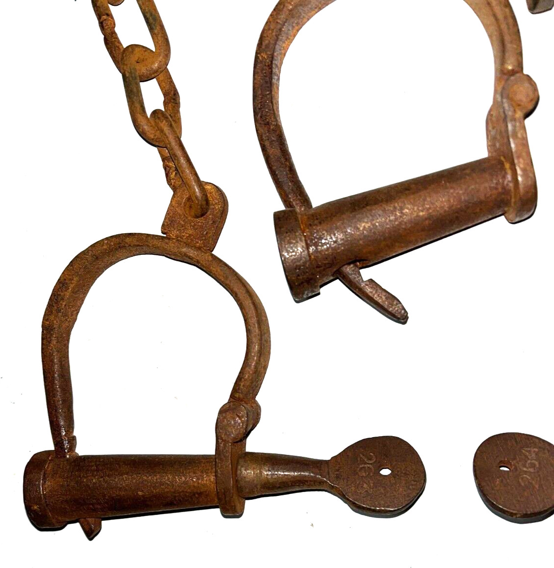 ALCATRAZ chains & shackles ISLAND PRISON arm and leg … - Gem