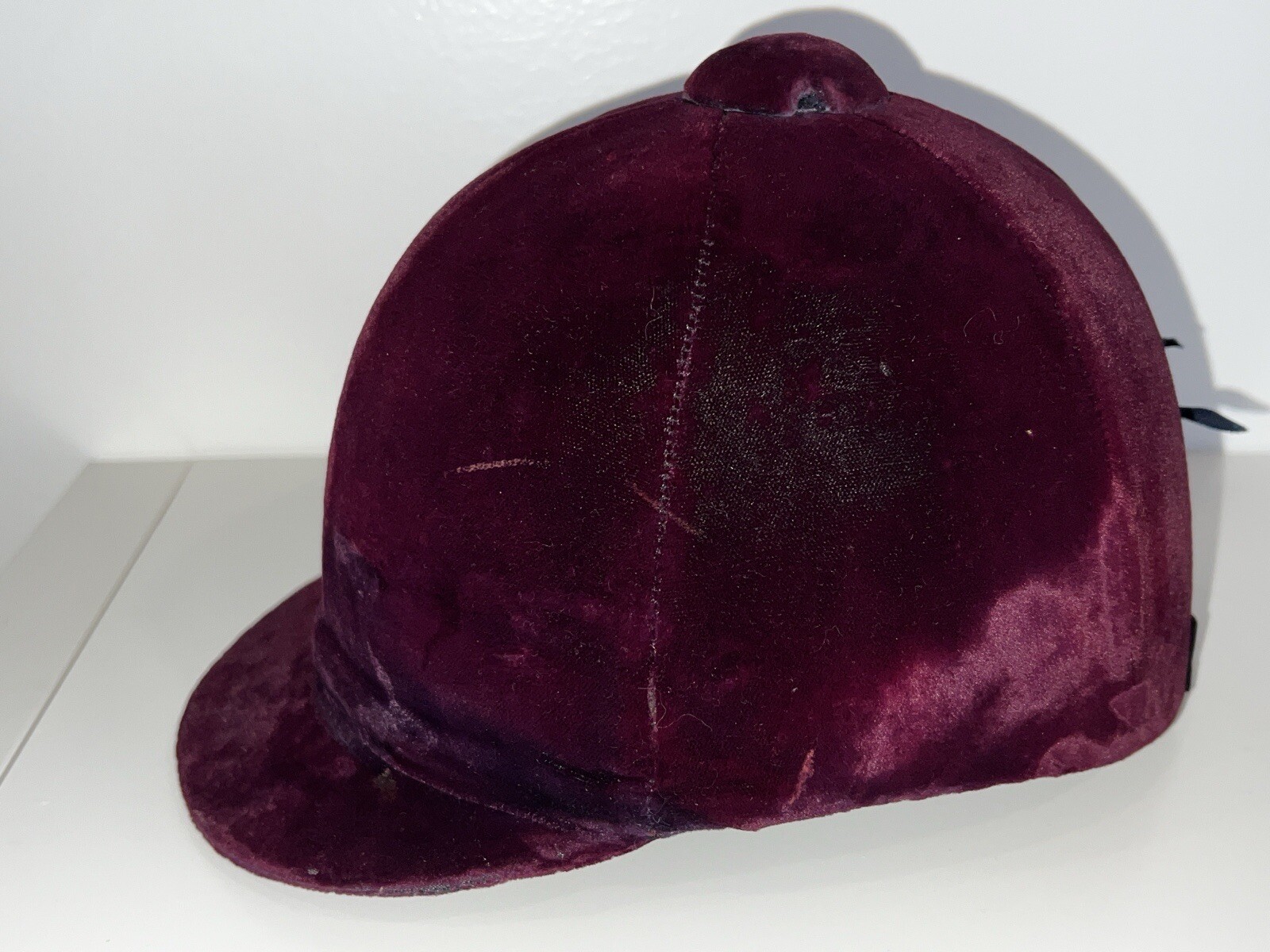 Vintage Equestrian Safety Hunt Cap Helmet Hat with Ch… - Gem