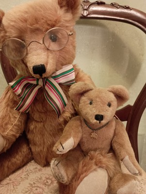 RARE The Old Many Carousel Teddy Bear Museum signed Signed jointed bear ...