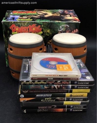 Nintendo Gamecube Drum Set Controllers & Video Games Mixed Lot | eBay