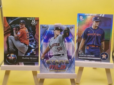 x3 Hunter Brown Rookie & Insert Card Lot Houston Astros ⭐ (Lot 30L) | eBay