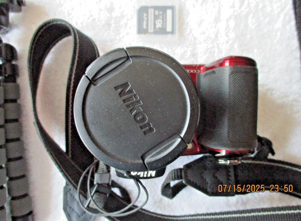NIKON coolpix L830 34X, WIDE OPTICAL ZOOM ED VR DIGITAL 4.0-136, CAMERA ...