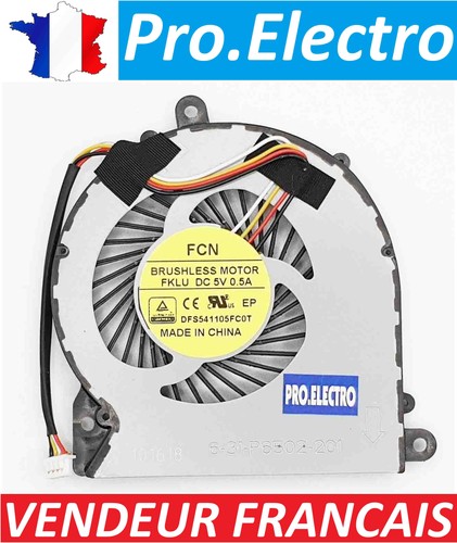 Ventilateur fan GPU CLEVO P650 P650SE P651SE P670SG P670SE P670SA ...
