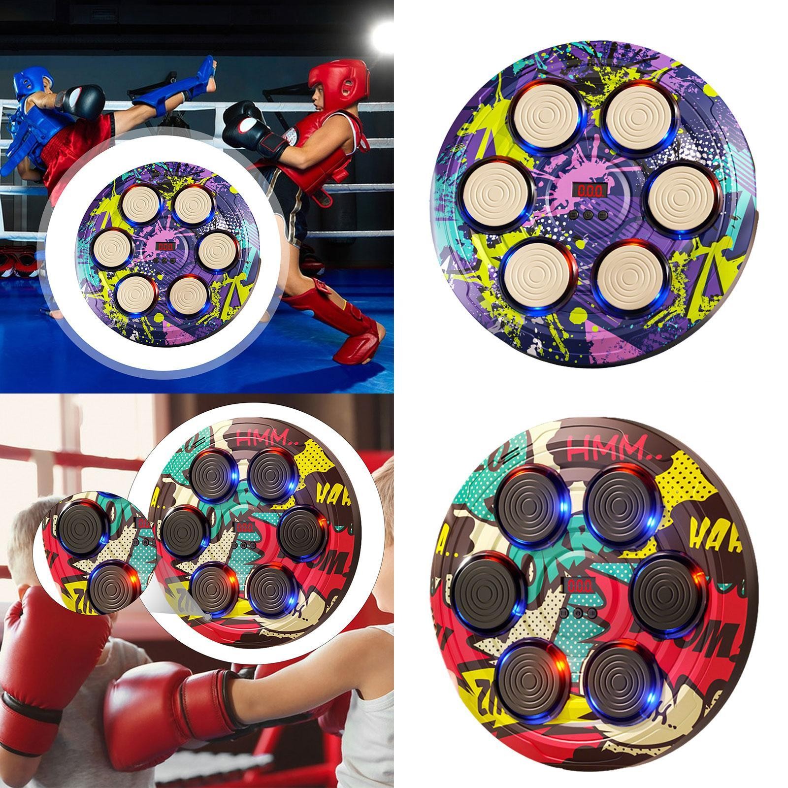 Boxing Machine Electronic Music Boxing Wall Target for Indoor Practice ...