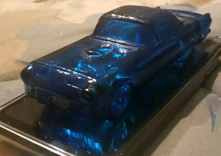 Vintage Cobalt Blue Glass 1955 Thunderbird Avon Wild Country Aftershave ...