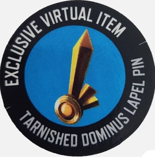 Roblox - Tarnished Dominus Pin (Rare Virtual Item Sent Through Messages ...