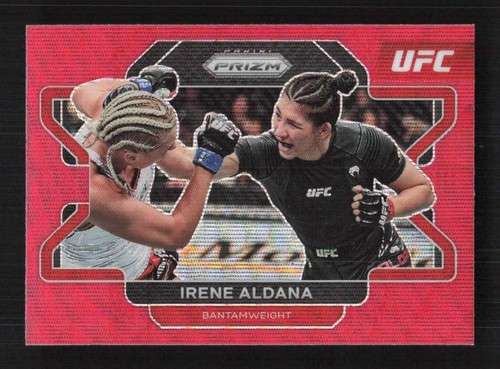 Irene Aldana 2022 Panini Prizm UFC Ruby Wave #13 | eBay