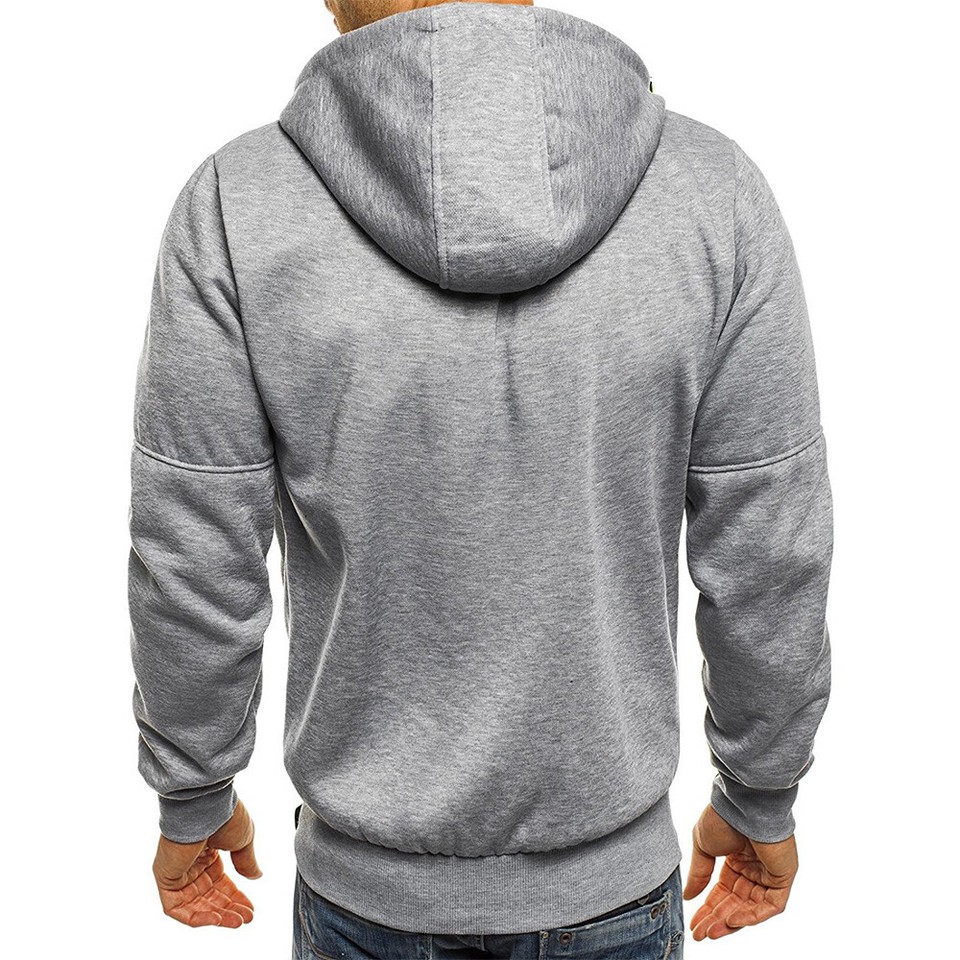 Men's Warm Hoodie Hooded Sweatshirt Coat Jacket Outwear Jumper Winter ...