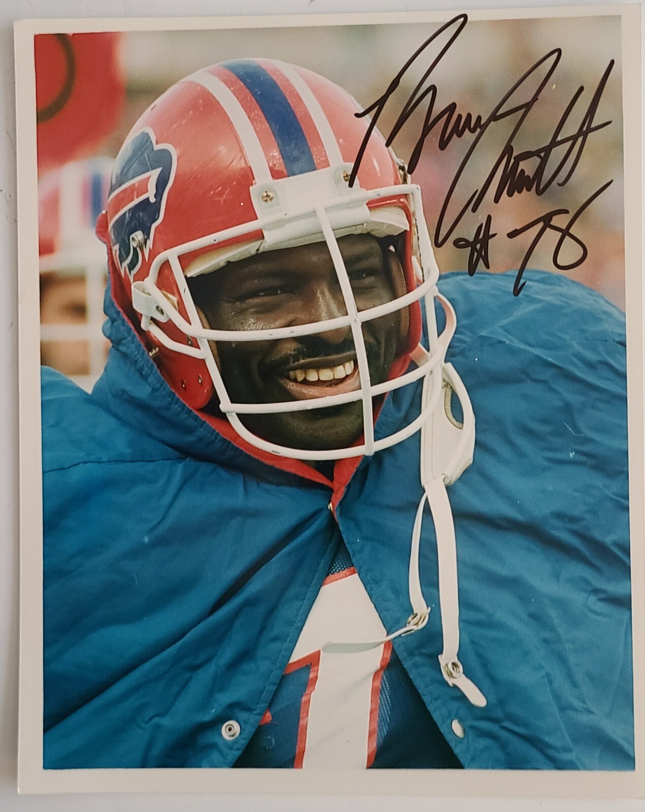 Bruce Smith signed Buffalo Bills football 8x10 | eBay